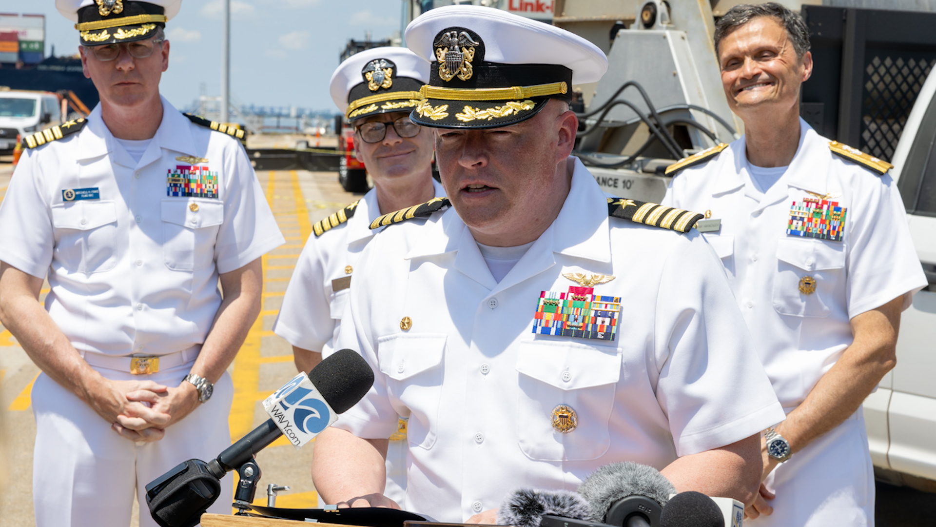 Drones downed and biscuits baked: Why the Ike's captain is a social media star